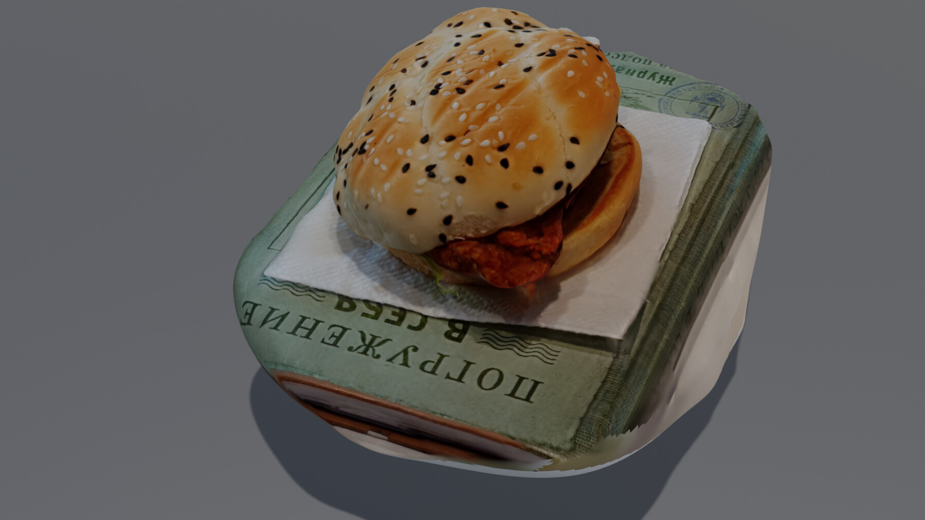 ArtStation - BURGER GAME READY 3D MODEL | Game Assets