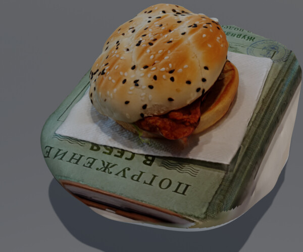 ArtStation - BURGER GAME READY 3D MODEL | Game Assets