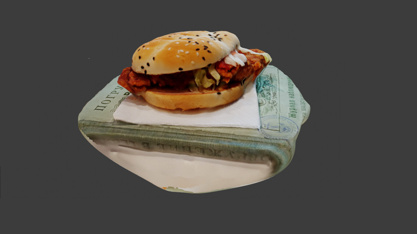 ArtStation - BURGER GAME READY 3D MODEL | Game Assets