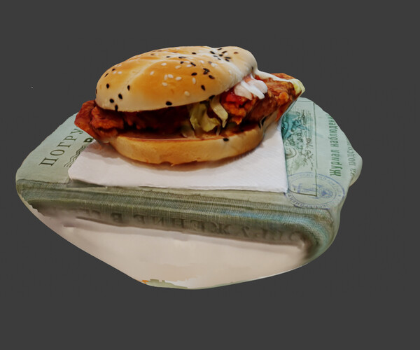 ArtStation - BURGER GAME READY 3D MODEL | Game Assets