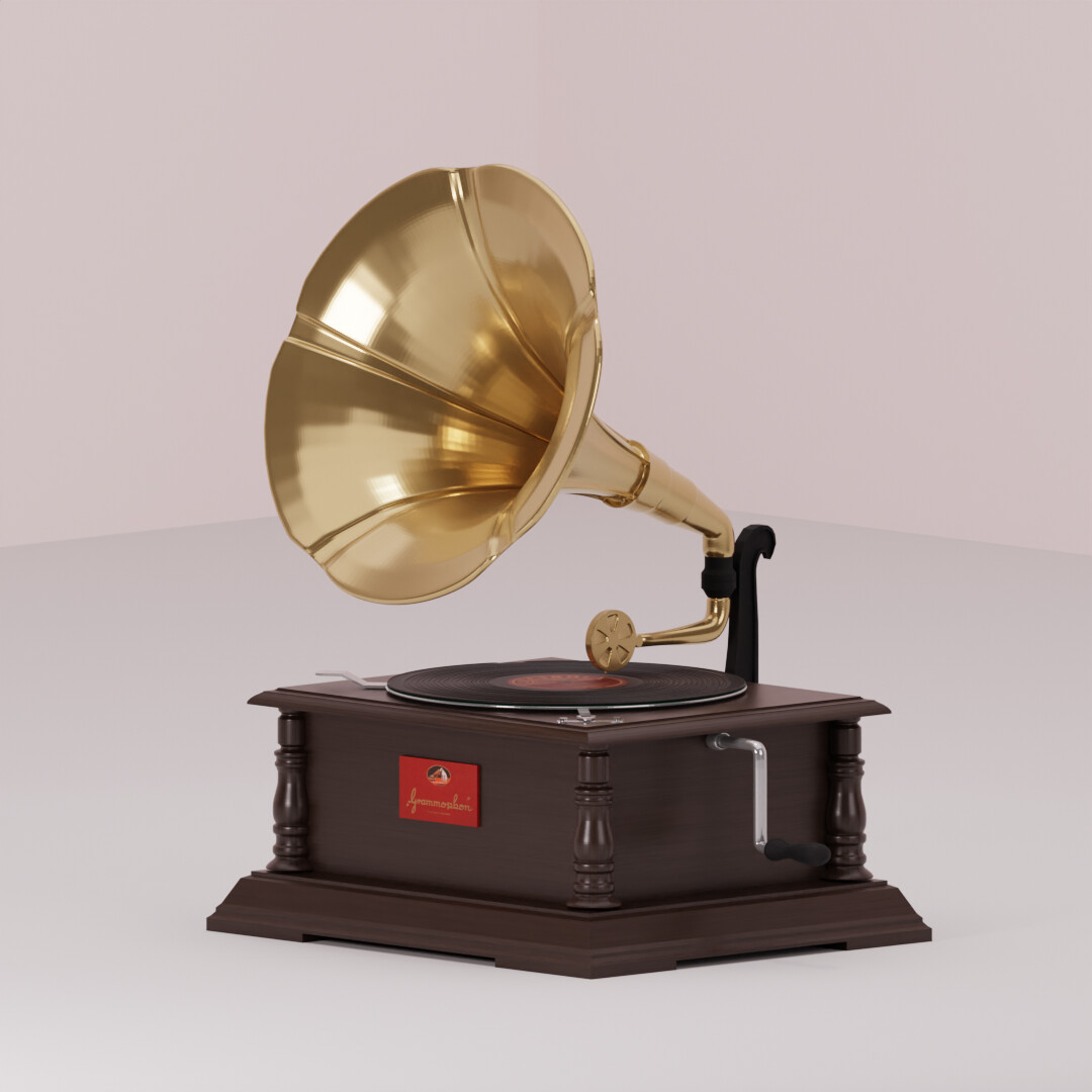 ArtStation - A Gramophone | Game Assets
