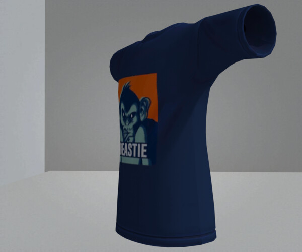 ArtStation - monkey suit design blue T-shirt cartoon clothing | Resources