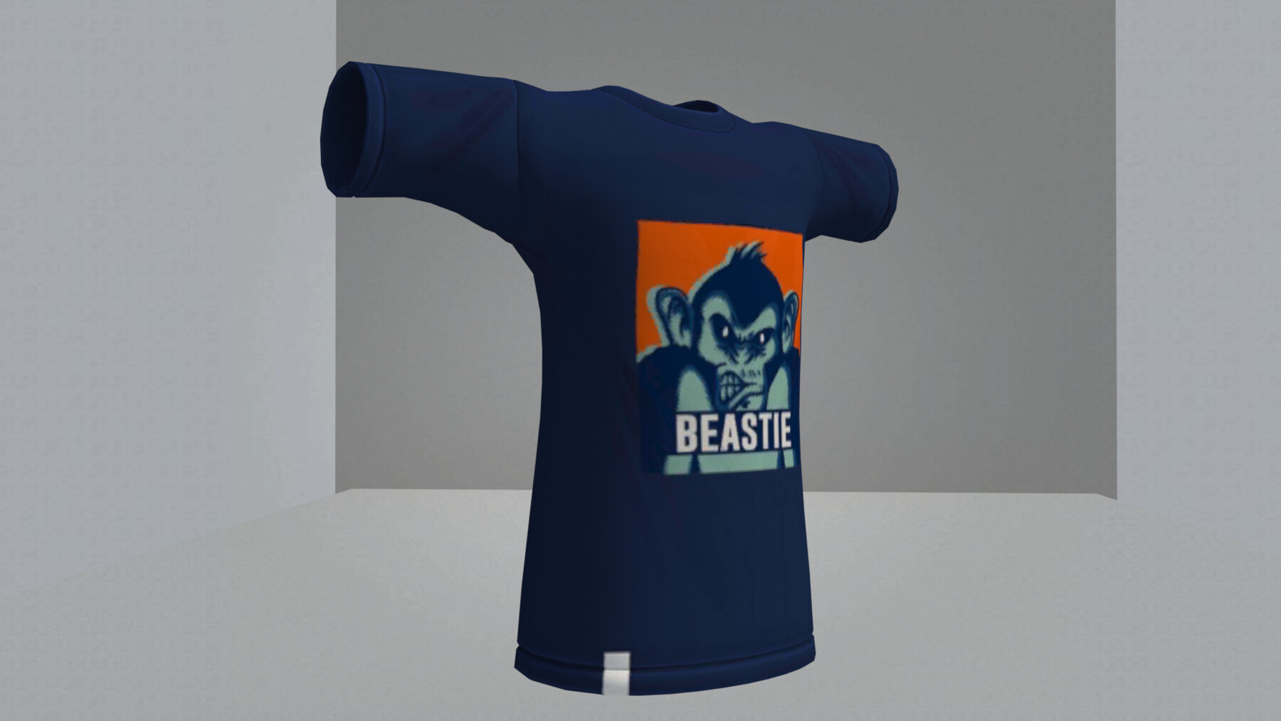 ArtStation - monkey suit design blue T-shirt cartoon clothing | Resources