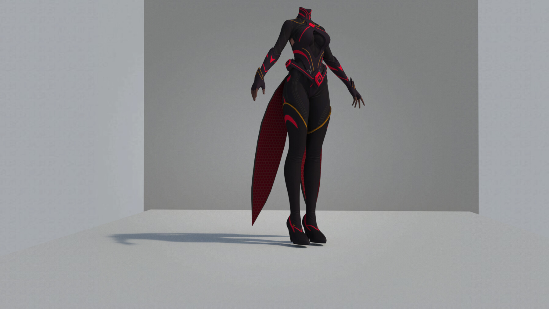 ArtStation - Scarlet armor suit science realism character of science ...