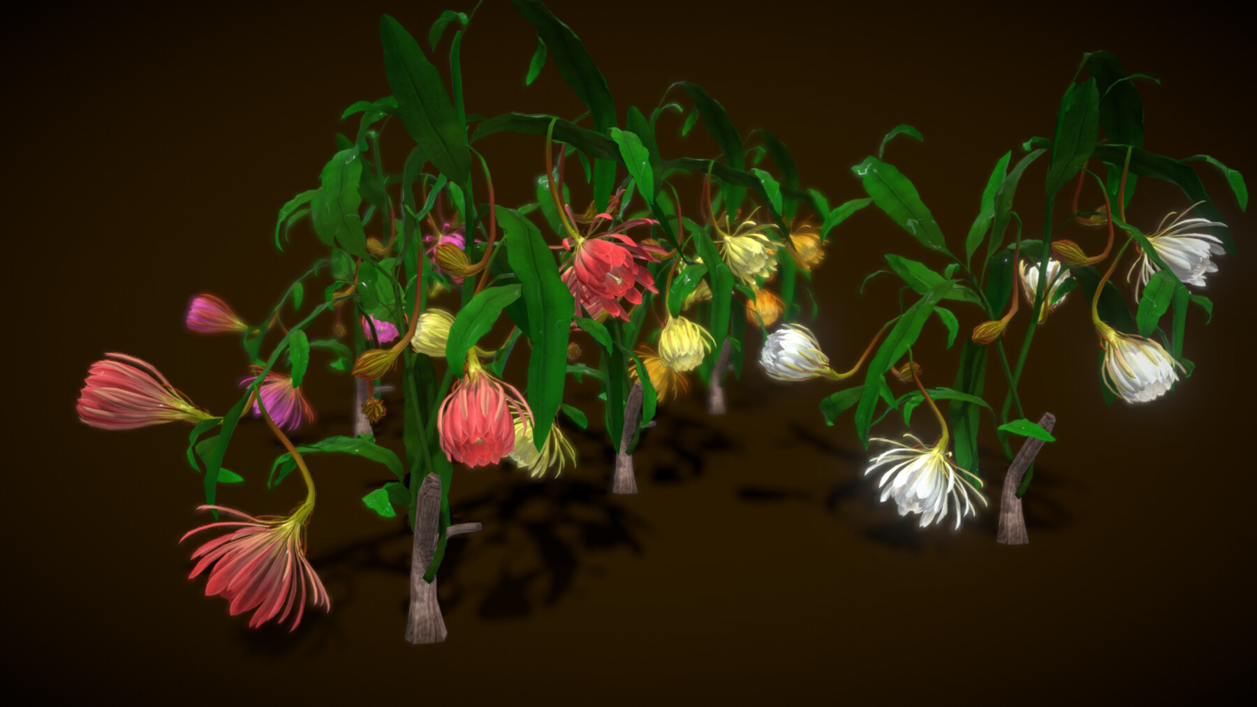 ArtStation - Flower Brahma Kamalam | Game Assets