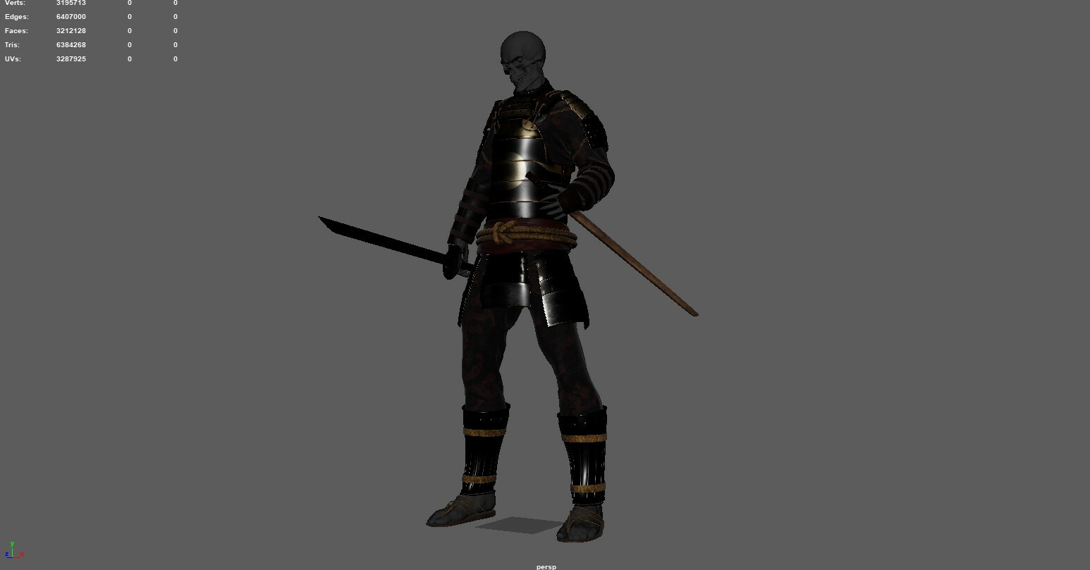 ArtStation - Samurai Cloth | Game Assets