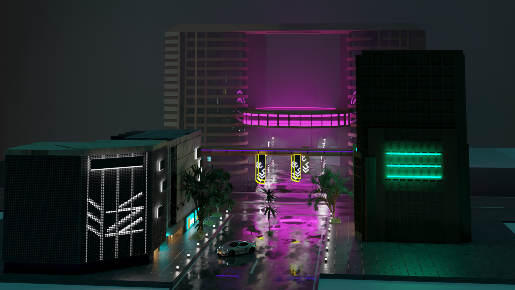 ArtStation - City Street Model Highly Detailed | Resources