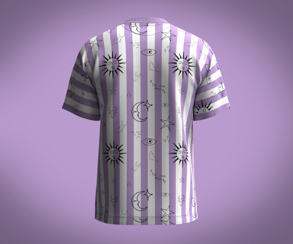 ArtStation - Men's Retro Print T-Shirt | Resources