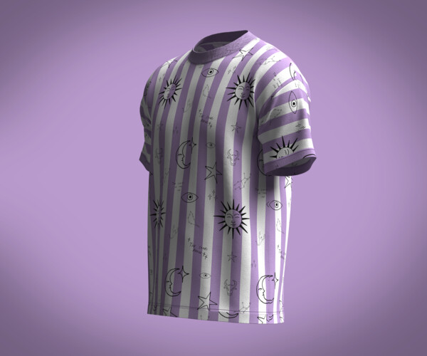 ArtStation - Men's Retro Print T-Shirt | Resources