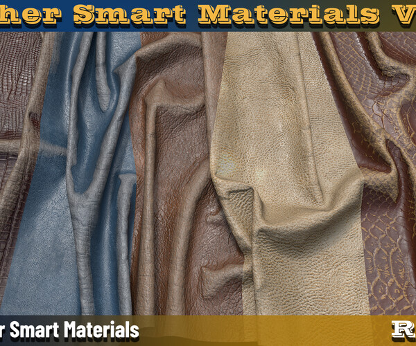 ArtStation - 20 Leather Smart Materials Vol. 2 | Resources