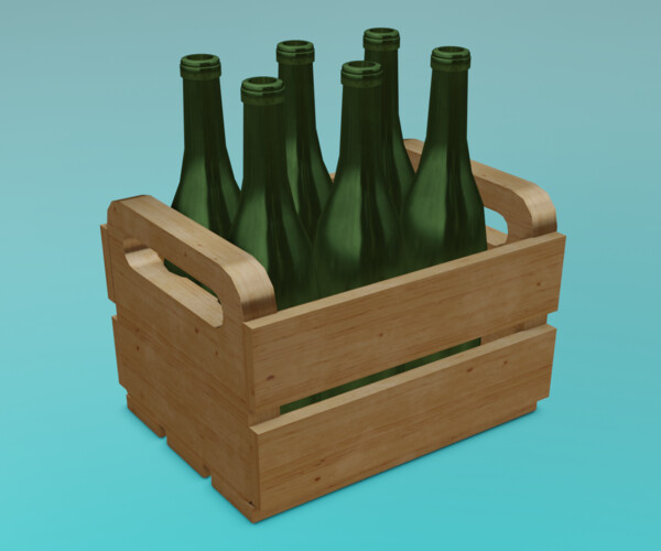 ArtStation - BOTTLES GAME READY LOW POLY | Game Assets