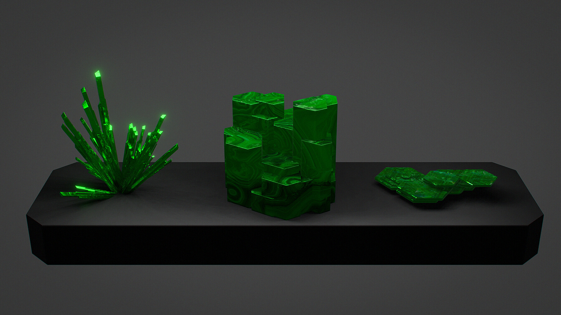 ArtStation - Free Crystals - Blender Geometry Nodes Set up | Resources