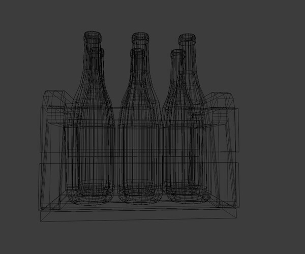 ArtStation - BOTTLES GAME READY LOW POLY | Game Assets