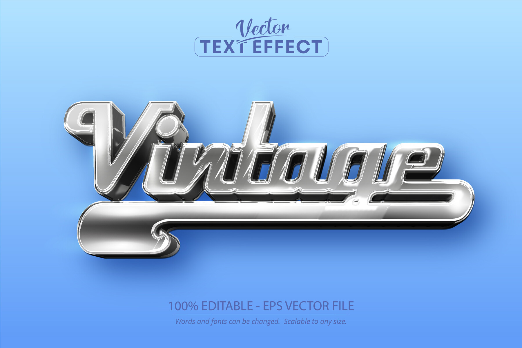 ArtStation - Vintage classic car text effect, editable 70s and 80s text ...