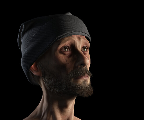 ArtStation - Beggar High Quality Game,Movie Character | Game Assets