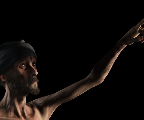ArtStation - Beggar High Quality Game,Movie Character | Game Assets