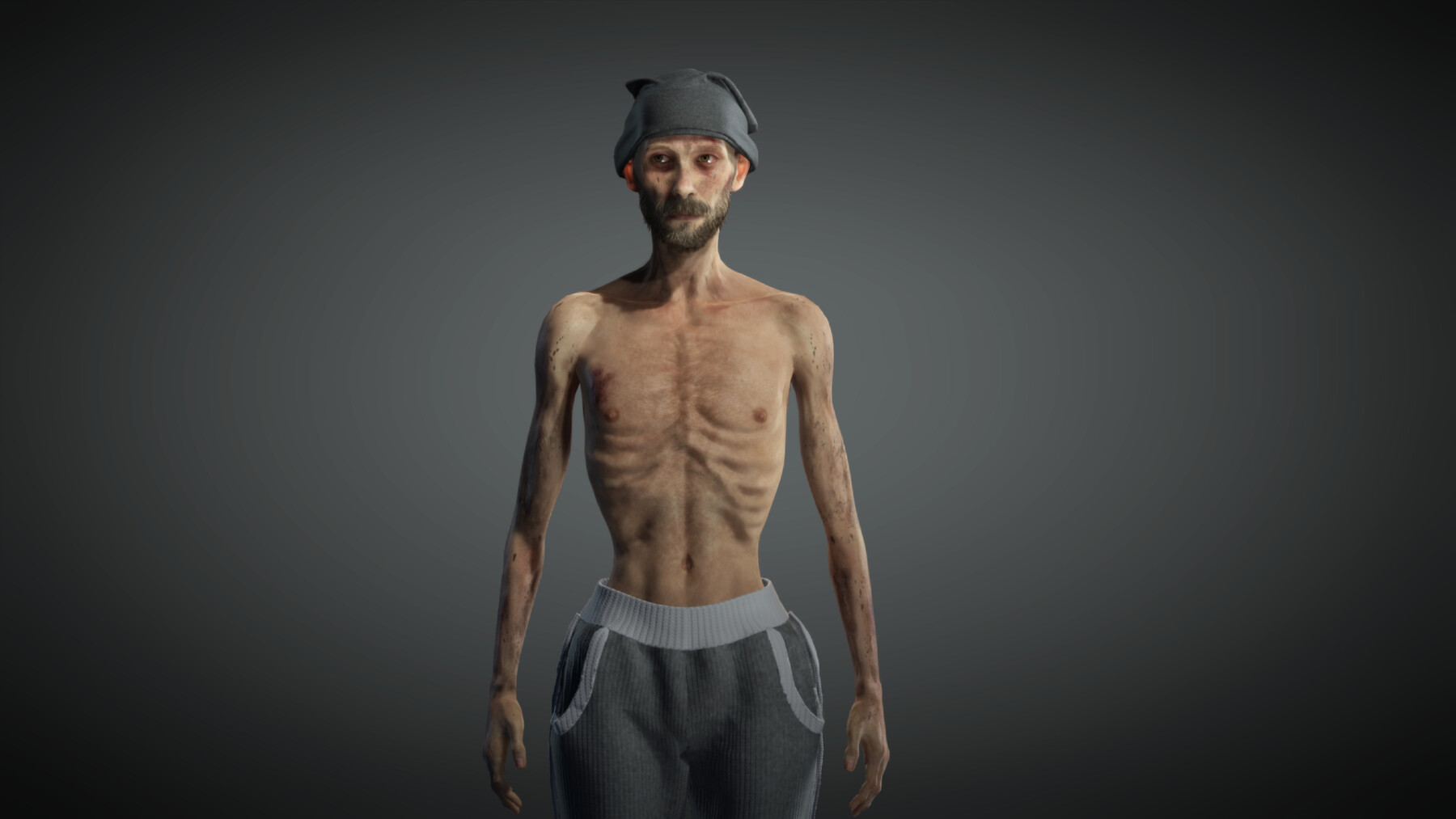 ArtStation - Beggar High Quality Game,Movie Character | Game Assets
