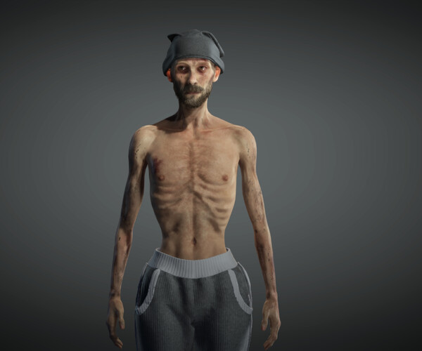 ArtStation - Beggar High Quality Game,Movie Character | Game Assets