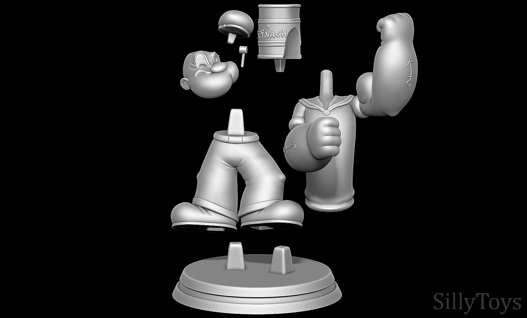 ArtStation - Popeye 3D print model | Resources