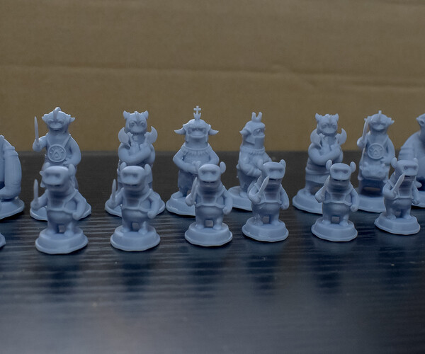 ArtStation - 3D chess set STL for 3Dprint | Resources