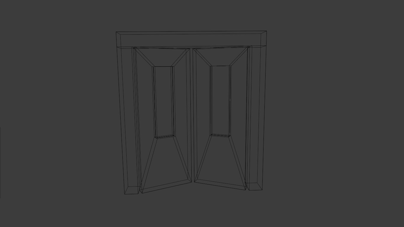 ArtStation - METAL DOOR LOW POLY | Game Assets