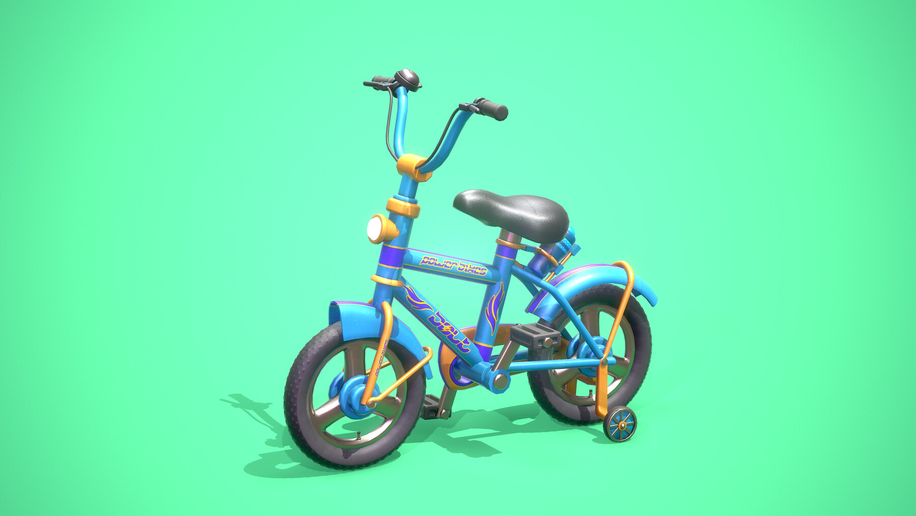 ArtStation - 2 Low Poly Cartoony Bicycles for Ar,Vr and Games | Game Assets