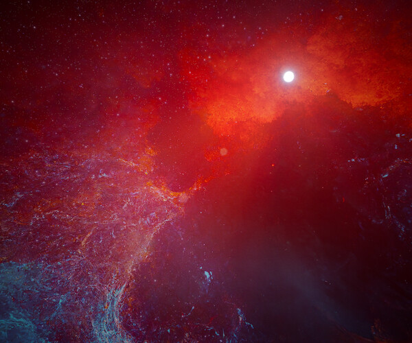 Artstation Animated Nebula Skyboxes Volume 1 Unreal Engine Project Included Blackhole