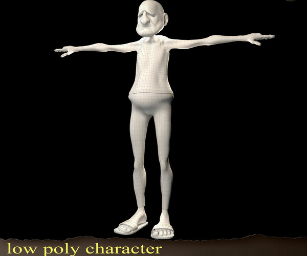 ArtStation - old man character | Game Assets