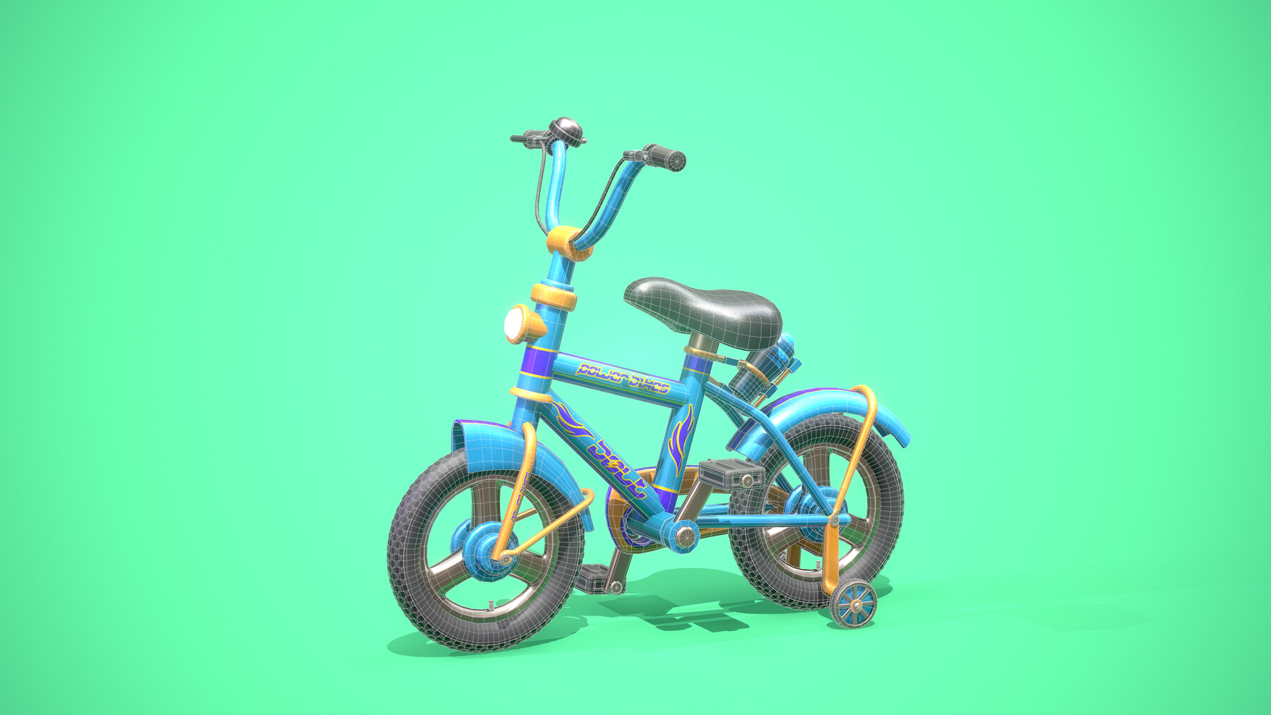 ArtStation - 2 Low Poly Cartoony Bicycles for Ar,Vr and Games | Game Assets