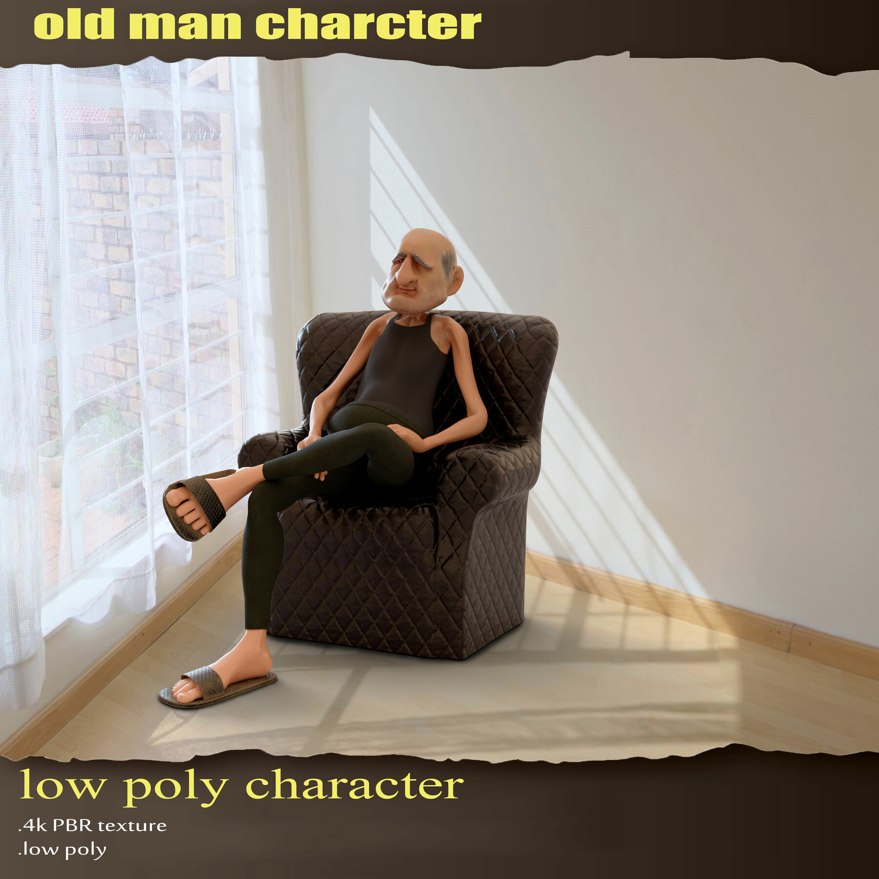 ArtStation - old man character | Game Assets