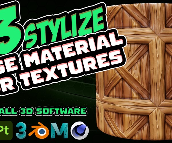 ArtStation - 63 Stylized Base Material +PBR Texture / Substance 3D ...