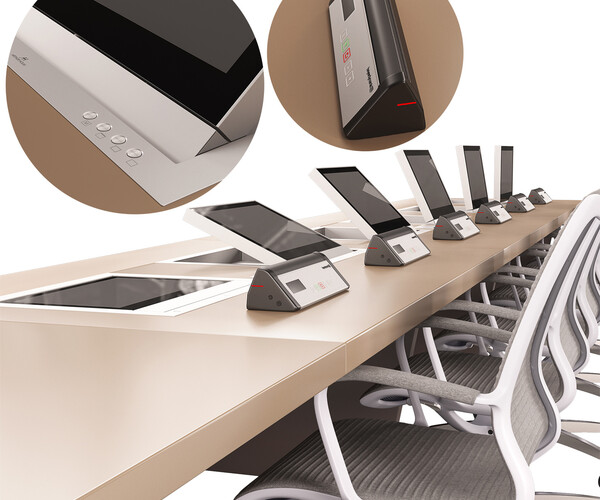ArtStation - Conference Table Set 02 | Resources