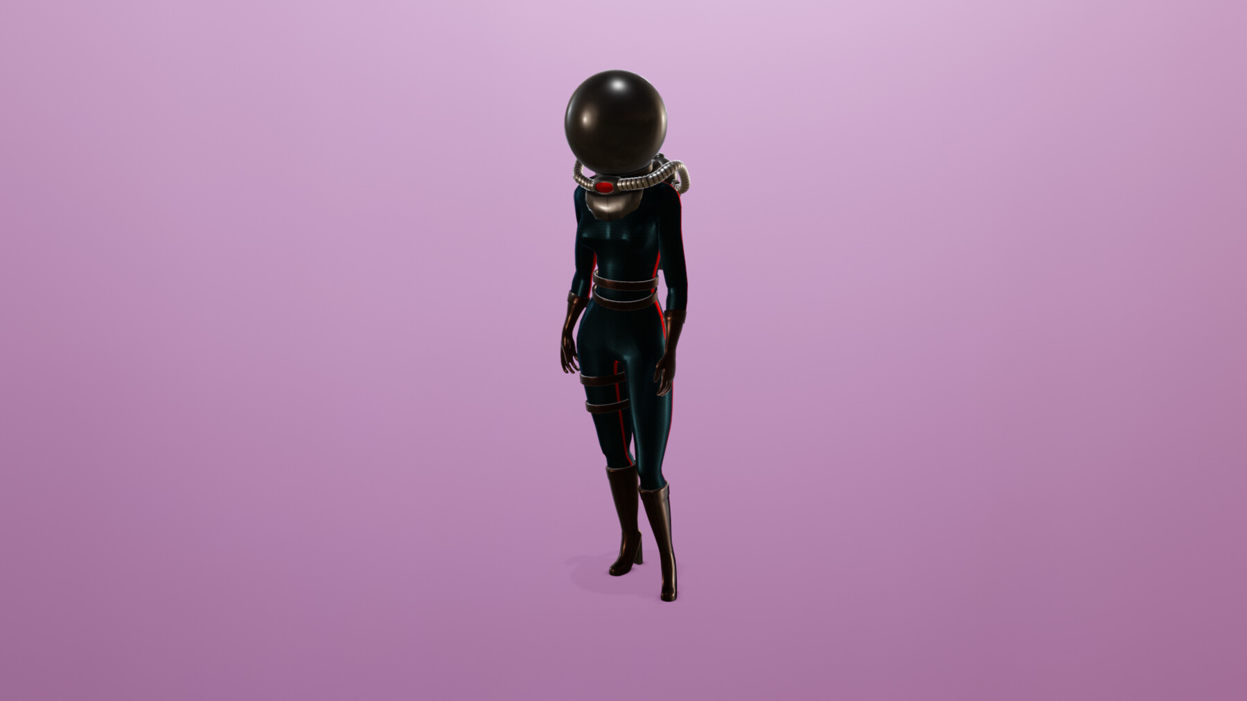 ArtStation - SCI FI GIRL ASTRONAUT GAME READY | Game Assets