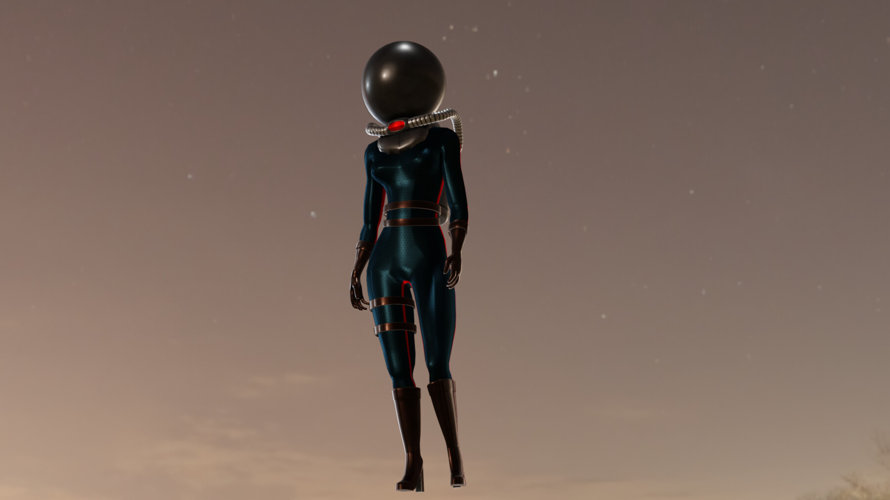 ArtStation - SCI FI GIRL ASTRONAUT GAME READY | Game Assets