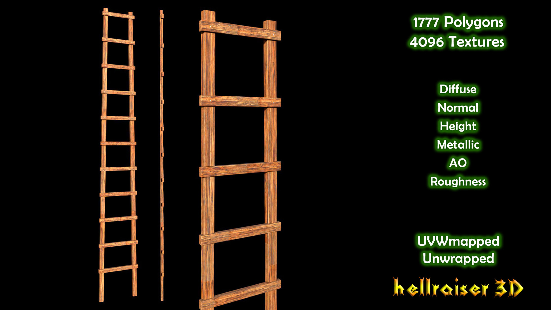 ArtStation - Ladder - PBR - Textured | Game Assets