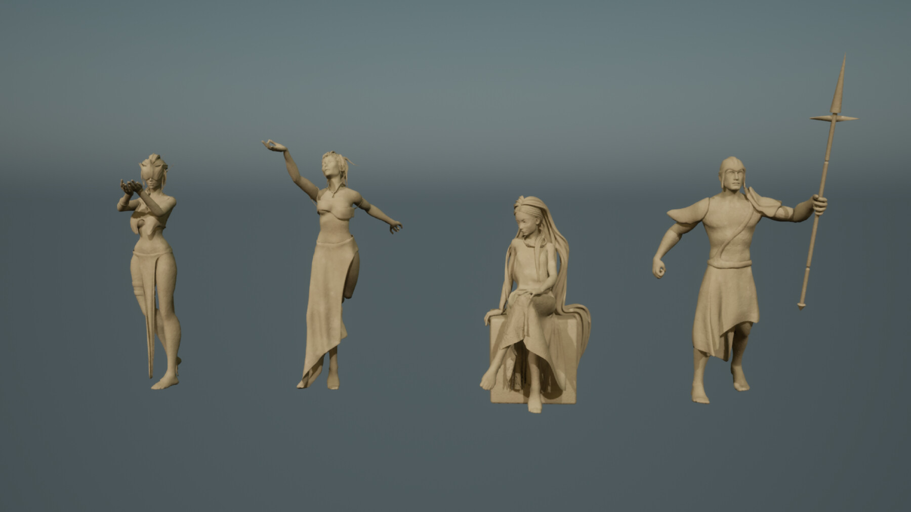 ArtStation - KitBash - Underwater Dystopian Bilbao City | Resources