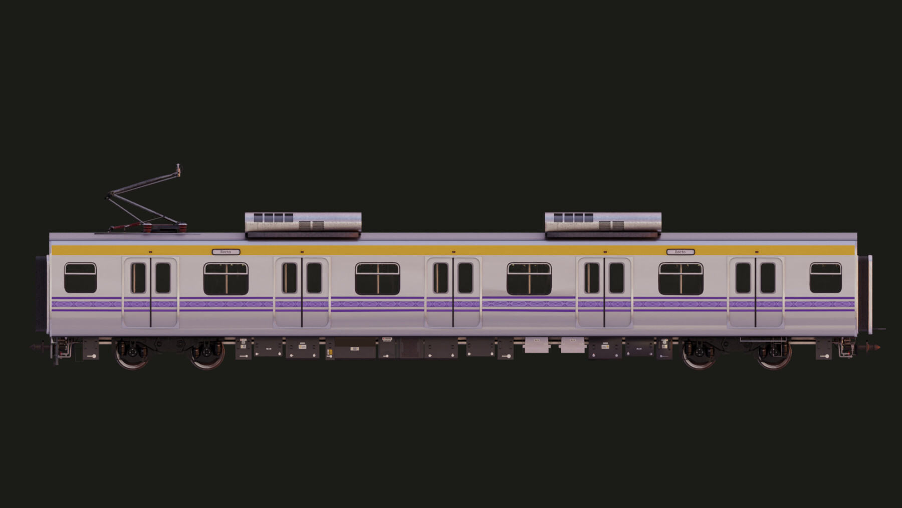 ArtStation - Train Middle Car Interior & Exterior Filipino LRT 2 ...