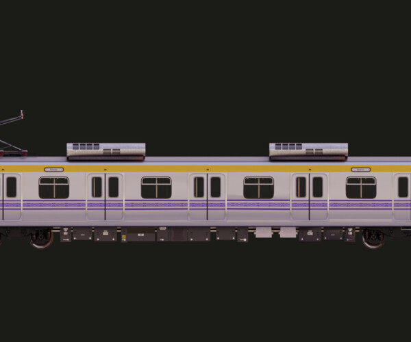 ArtStation - Train Middle Car Interior & Exterior Filipino LRT 2 ...