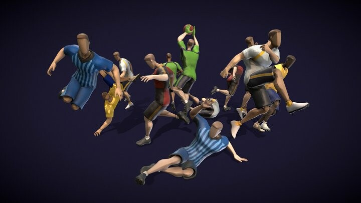 ArtStation - Studio33 Interactive [soccer 8] FULL SOCCER ANIMATION PACK ...