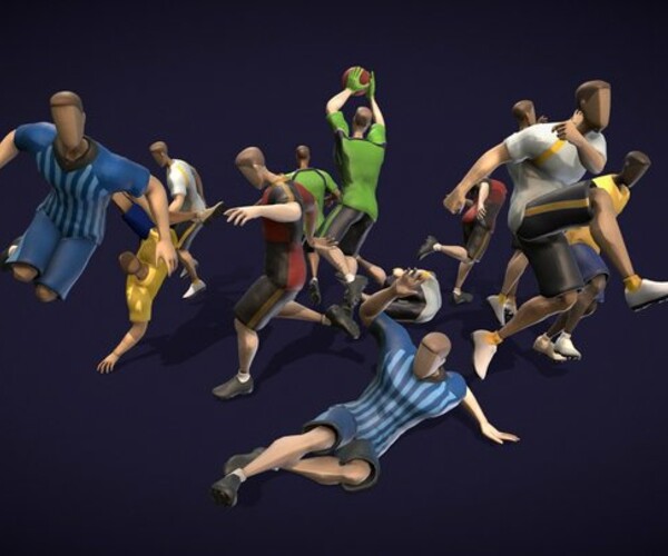 ArtStation - Studio33 Interactive [soccer 8] FULL SOCCER ANIMATION PACK ...