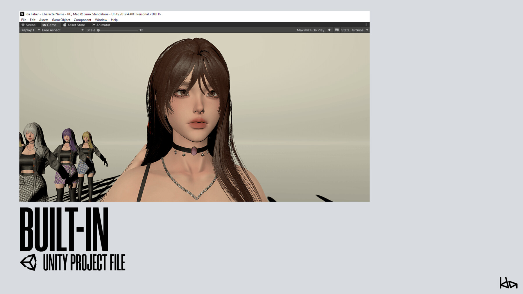 ArtStation - K-POP SERIES: Ryu - Game Ready | Game Assets