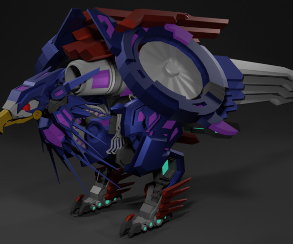 ArtStation - Eagle Robot | Game Assets
