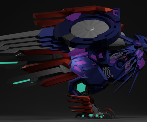 ArtStation - Eagle Robot | Game Assets