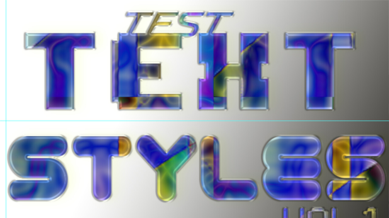 ArtStation - 50 Y2K Layer Styles for Photoshop | Artworks