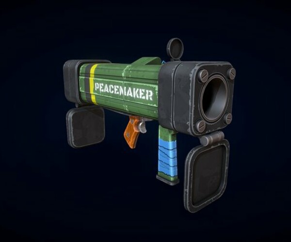 ArtStation - Stylized Rocket Launcher | Game Assets