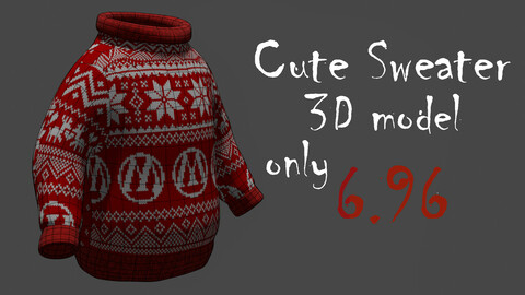 ArtStation - Cute Sweater | Game Assets
