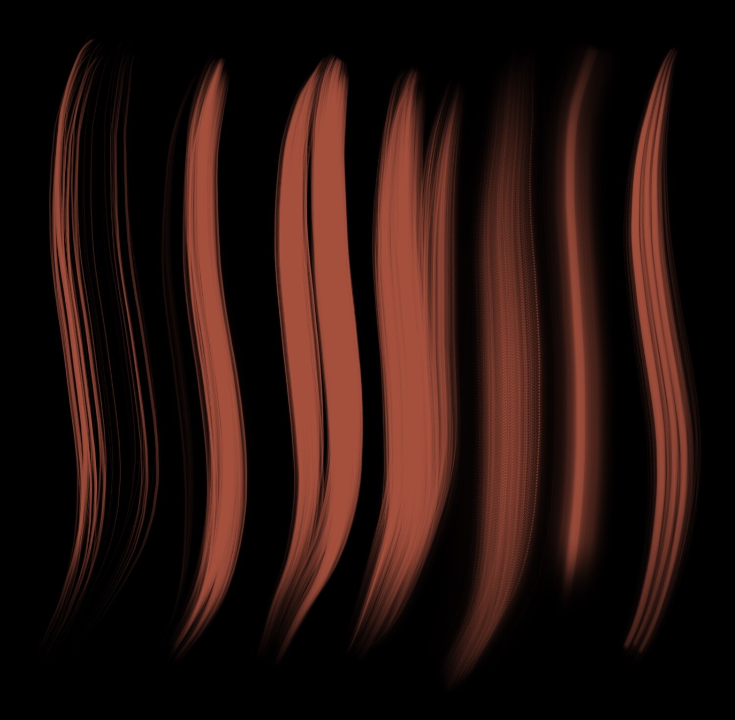 ArtStation - Procreate Hair brush set | Brushes