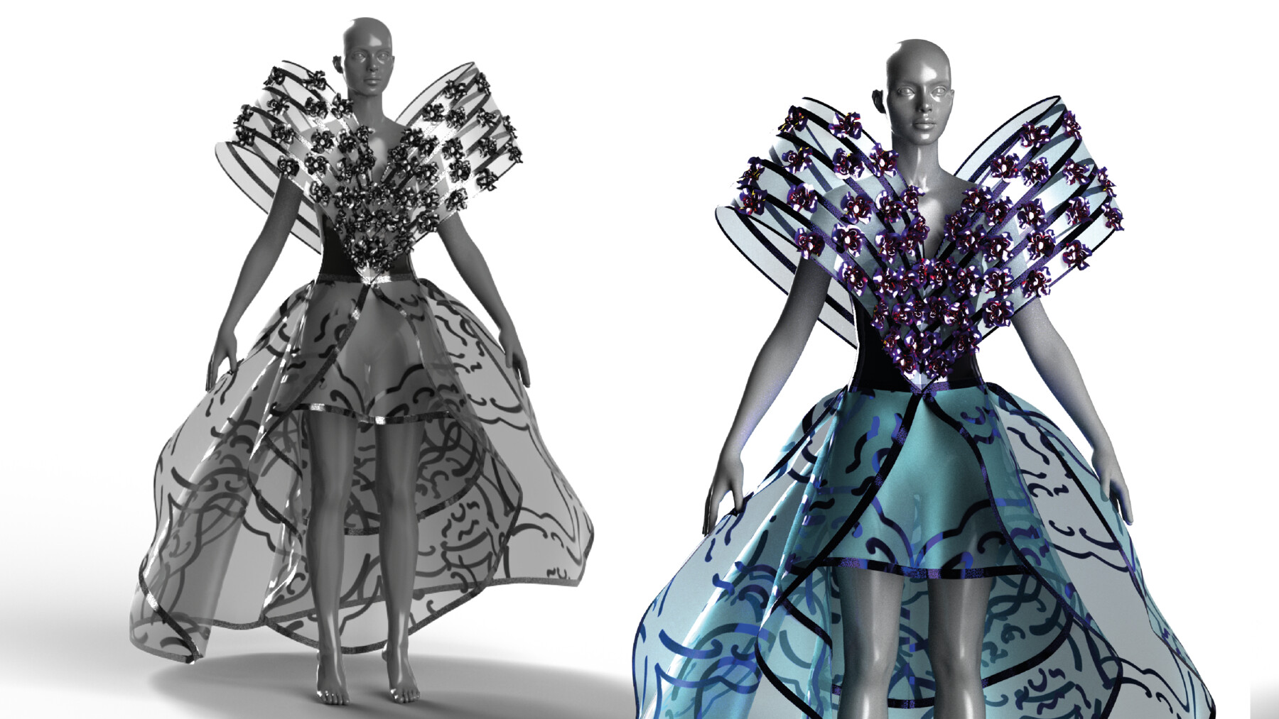 ArtStation - fantasy dress | Game Assets