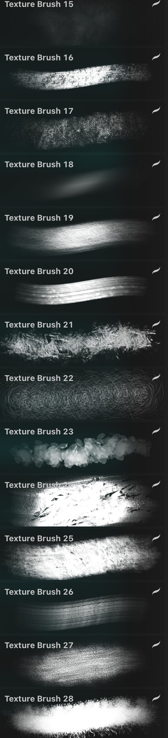 ArtStation - PROCREATE Texture Brushes VOL.2 | Brushes
