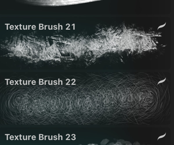 ArtStation - PROCREATE Texture Brushes VOL.2 | Brushes